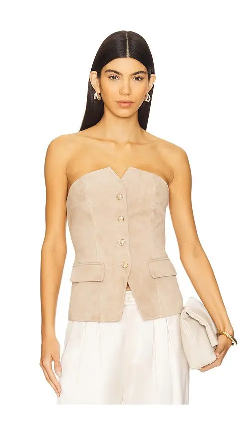 Cami Nyc Zamora Suede Corset