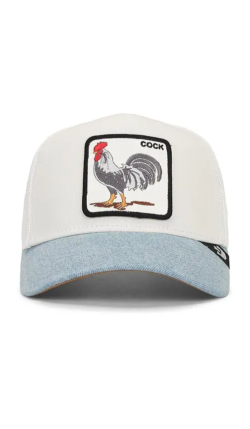 GOORIN BROS Rooster Fan Institution Ball Club Trucker Hat - White