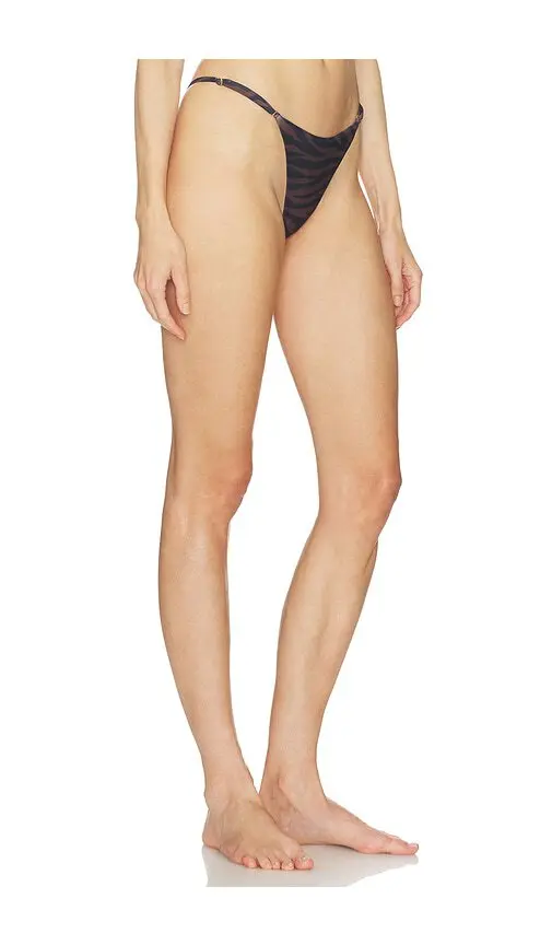 CAMILA COELHO Bruna Bottom - Brown Multi Zebra