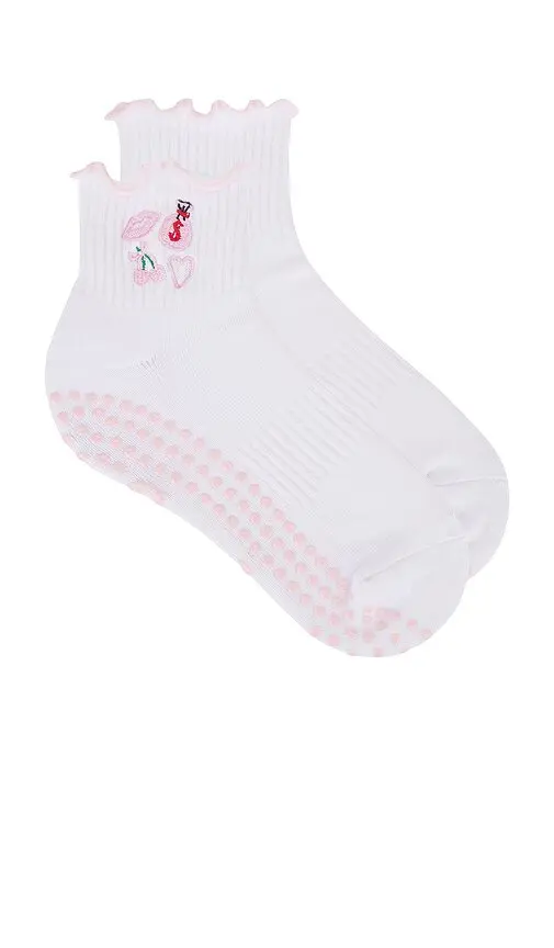 SOULS. Girly Things Ankle Socks - White