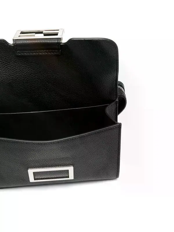 Fendi Double Baguette Messenger Bag - Black