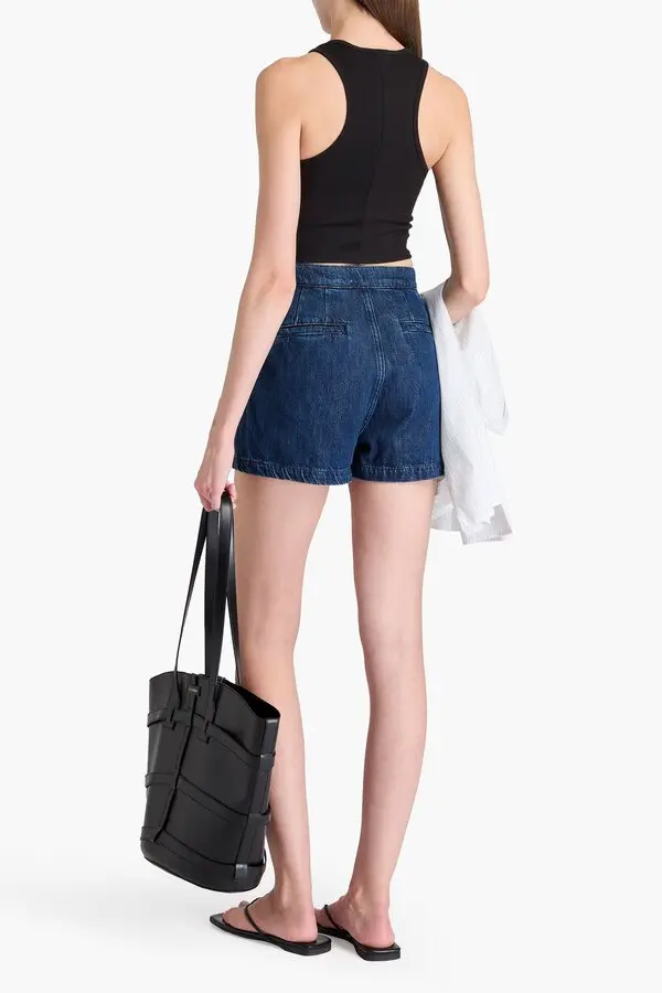 FRAME High-rise Denim Shorts