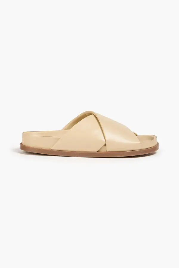 MANSUR GAVRIEL Leather Sandals - Cream