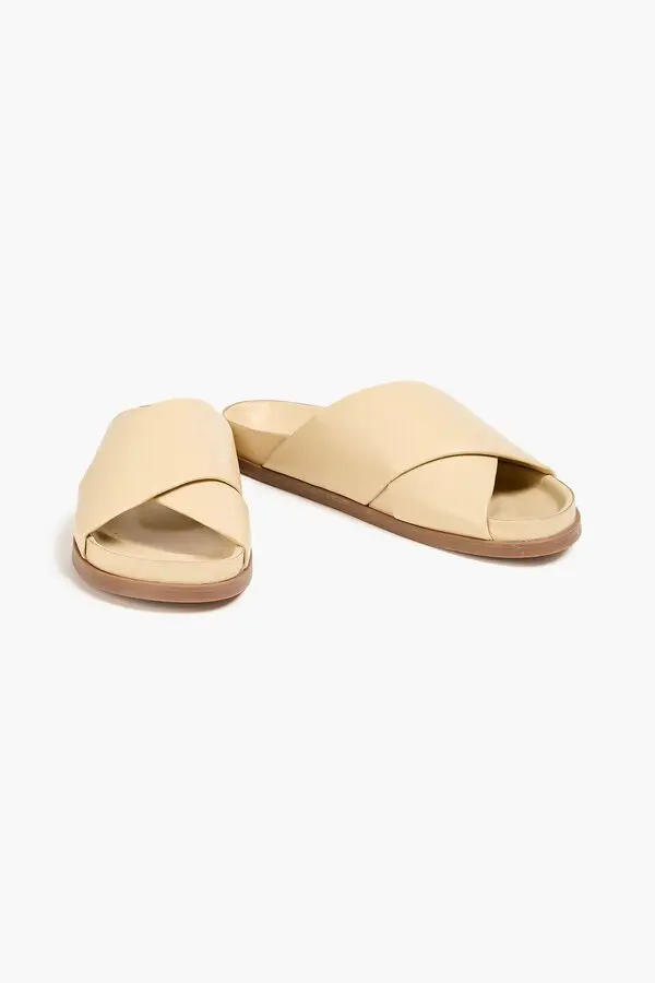 MANSUR GAVRIEL Leather Sandals - Cream