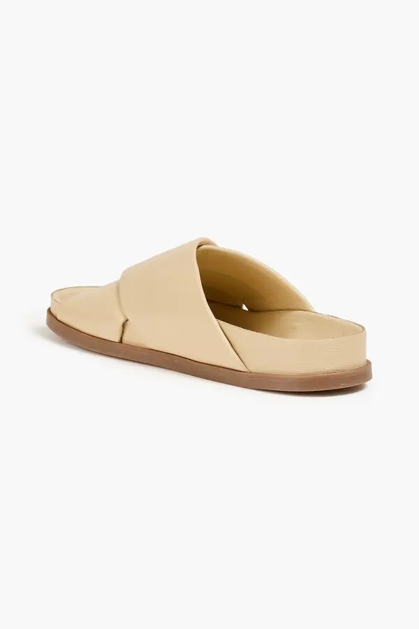 MANSUR GAVRIEL Leather Sandals - Cream