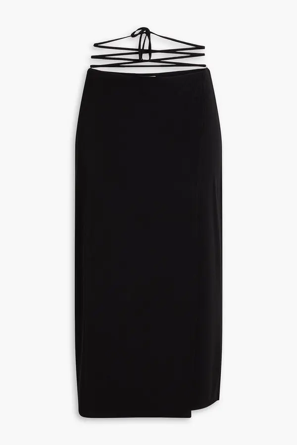 Vince Wrap-effect Midi Skirt