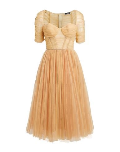 Elisabetta Franchi Midi Dress - Beige