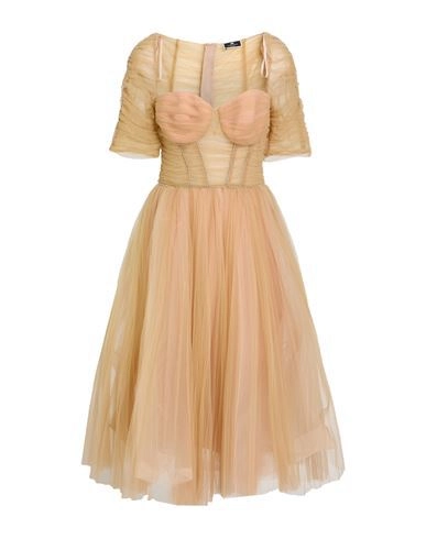Elisabetta Franchi Midi Dress Polyamide - Beige