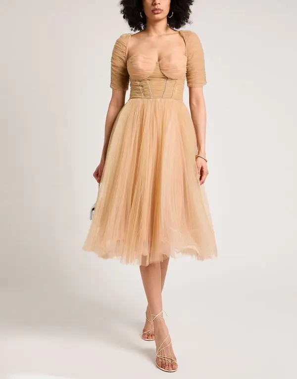 Elisabetta Franchi Polyamide Midi Dress