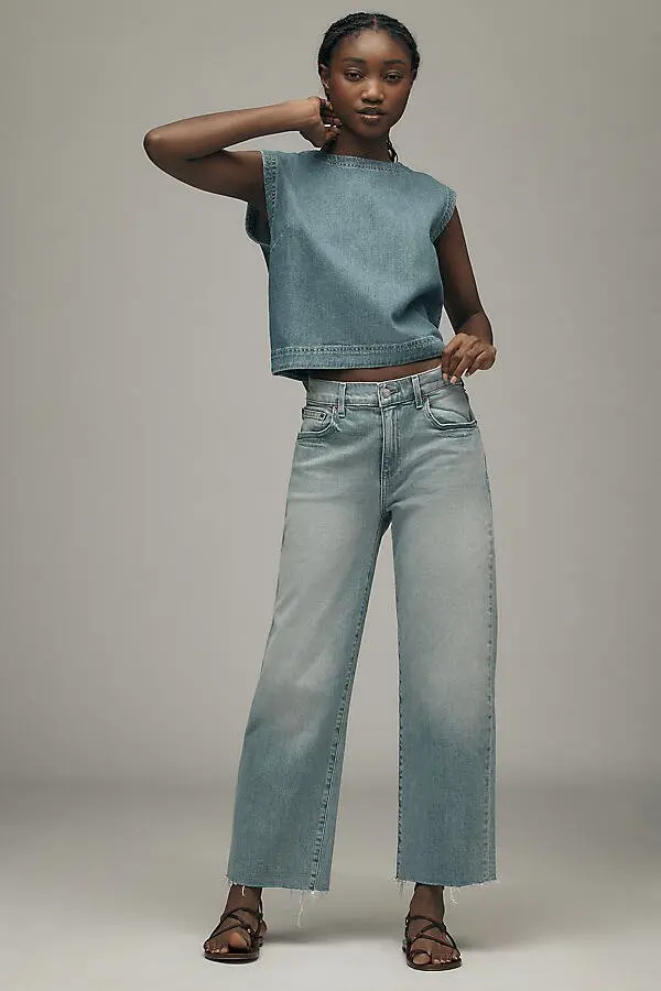 LE JEAN Weekend Mid-rise Flare Jeans