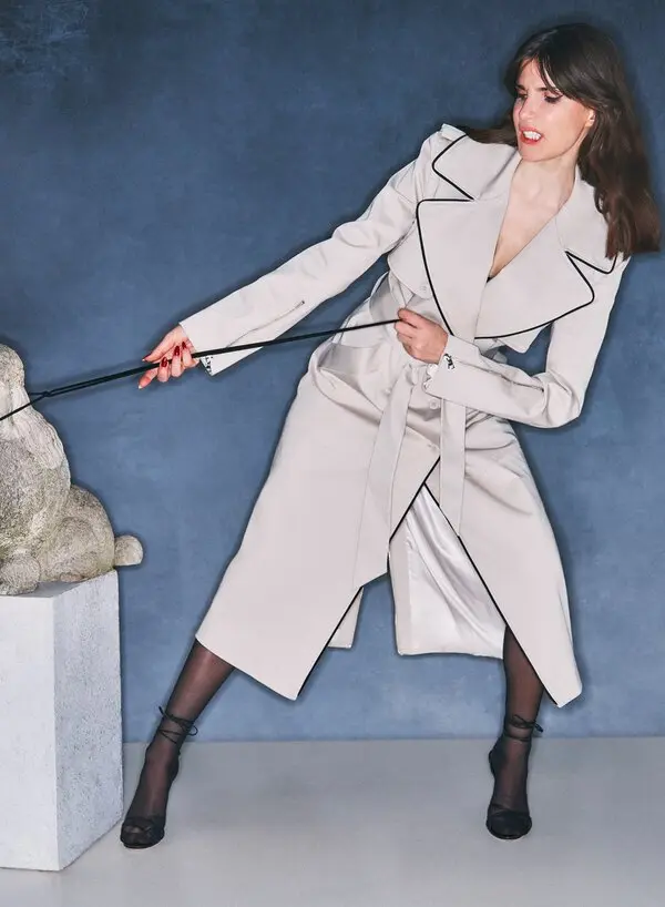 Fleur Du Mal Twill Trench - Biscotti