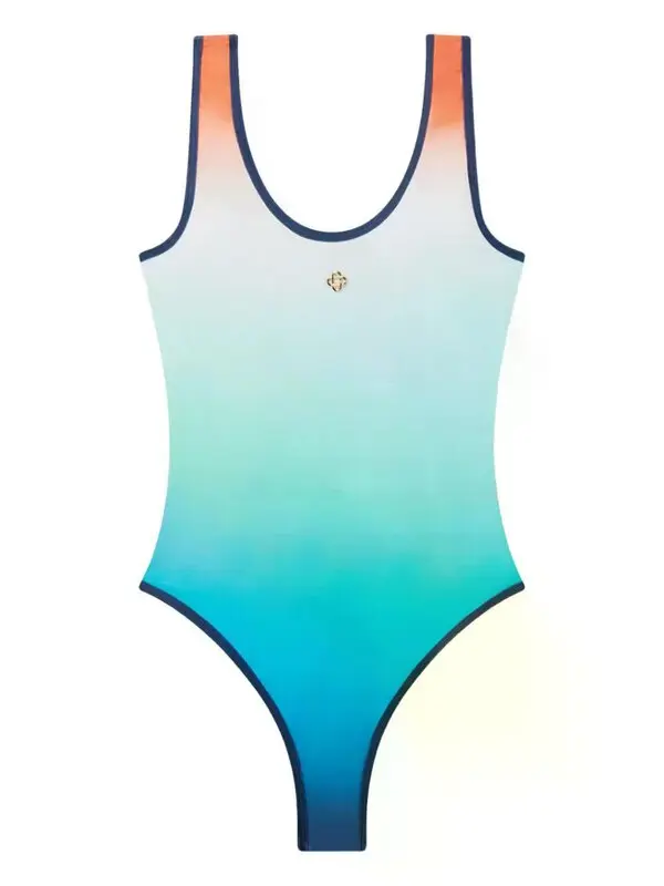 Casablanca Gradient One-piece Swimsuit - Orange