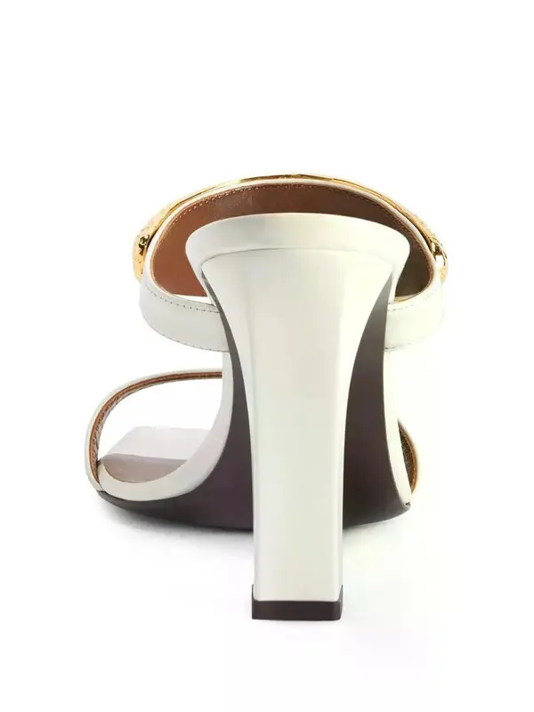 GIUSEPPE ZANOTTI Leather Sandals - White