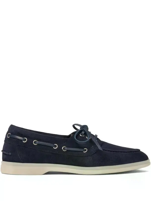SCAROSSO Lia Boat Shoes - Blue