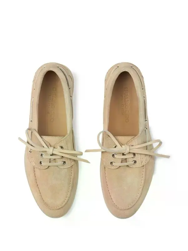 SCAROSSO Lia Boat Shoes - Neutrals