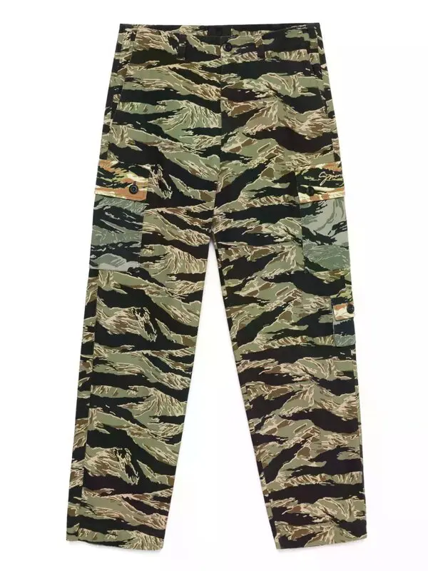 Givenchy Camouflage-pattern Cargo Trousers