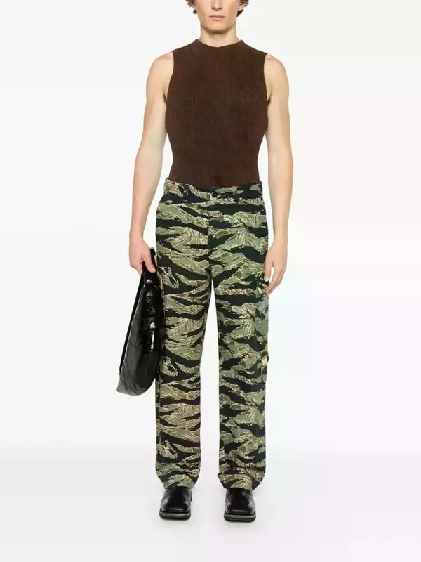 Givenchy Camouflage-pattern Cargo Trousers