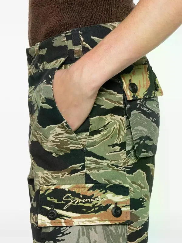 Givenchy Camouflage-pattern Cargo Trousers