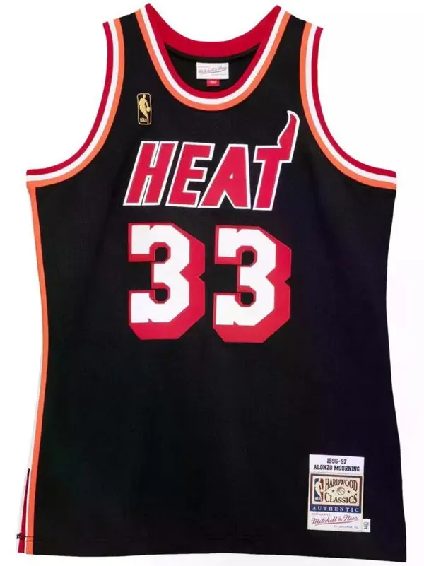 Mitchell & Ness Nba Miami Heat 96 Alonzo Mourning Authentic Jersey