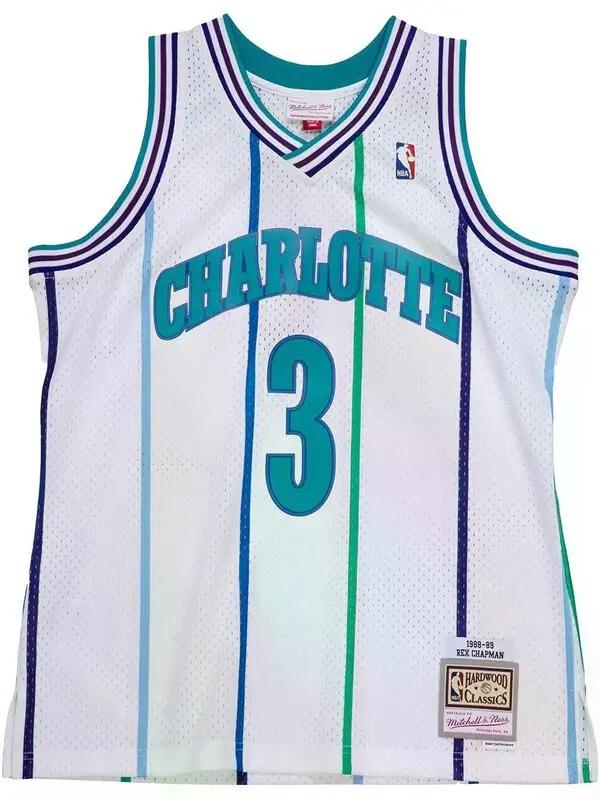 Mitchell & Ness Nba Hornets 1988 Rex Chapman Jersey - White