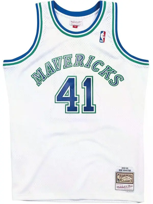 Mitchell & Ness Nba Mavericks 1998 Dirk Nowitzki Jersey - White