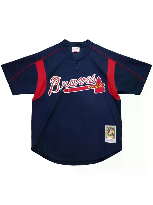 Mitchell & Ness Mlb Atlanta Braves 2003 Greg Maddux Batting Practice Jersey - Blue