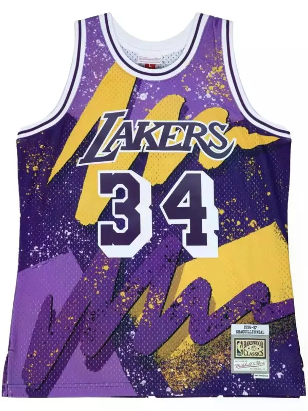 Mitchell & Ness Nba La Lakers 96 Shaquille O'neal Hyper Hoops Swingman Jersey - Purple
