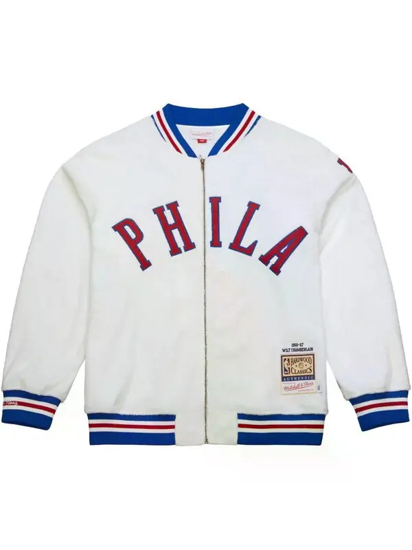 Mitchell & Ness Nba 76ers 1966 Wilt Chamberlain Philadelphia 76ers Jacket