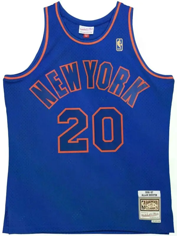 Mitchell & Ness Nba Allan Houston Ny Knicks 1996-97 Swingman Jersey - Blue