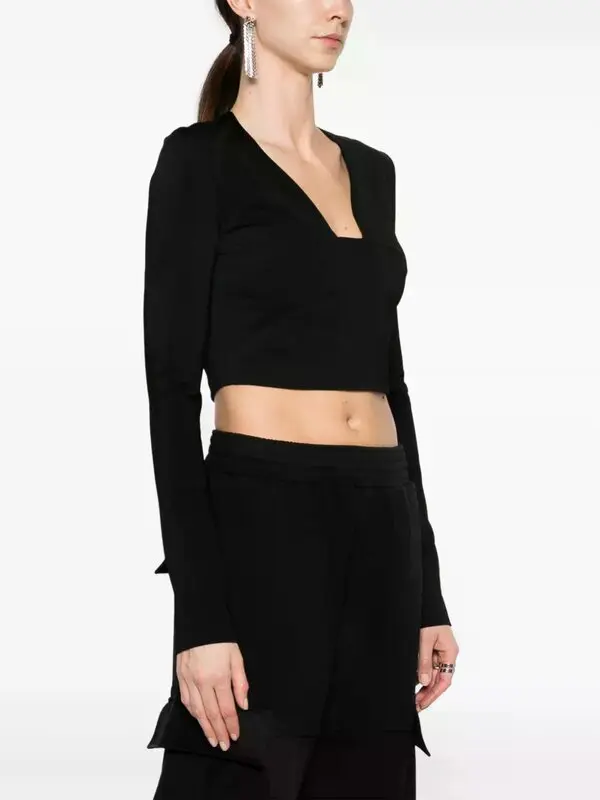 Givenchy Square-neck Cropped Top