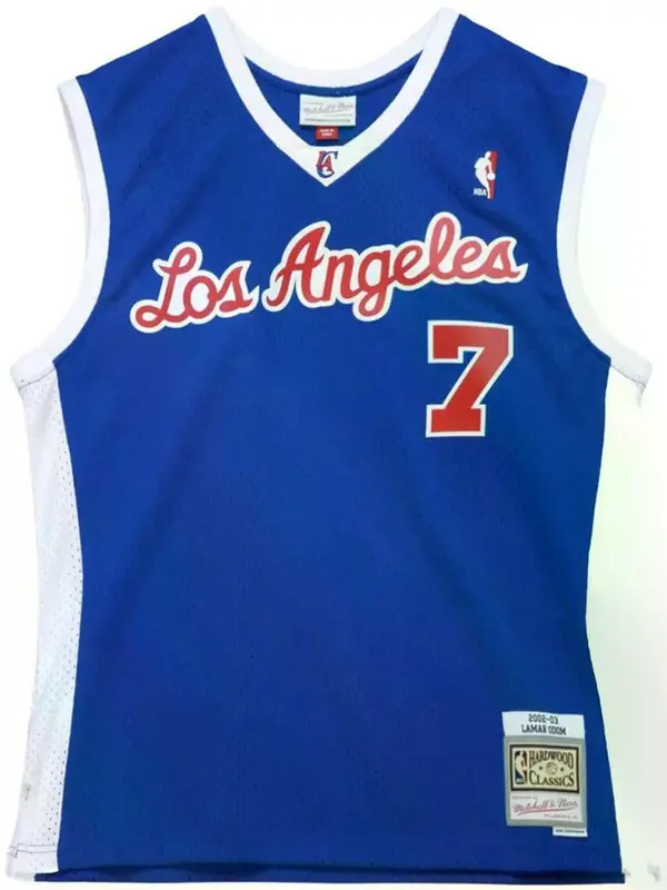 Mitchell & Ness Nba La Clippers 2002 Lamar Odom Basketball Jersey - Blue
