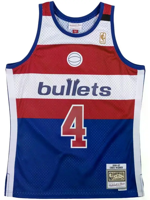Mitchell & Ness Nba Washington Bullets 1996 Chris Webber Swingman Jersey - Blue