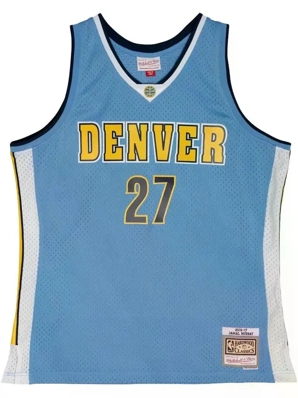 Mitchell & Ness Nba Road Nuggets 2016 Jamal Murray Jersey - Blue
