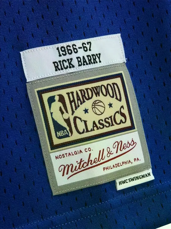 Mitchell & Ness Nba Golden State Warriors 66 Rick Barry Swingman Jersey Vest Top