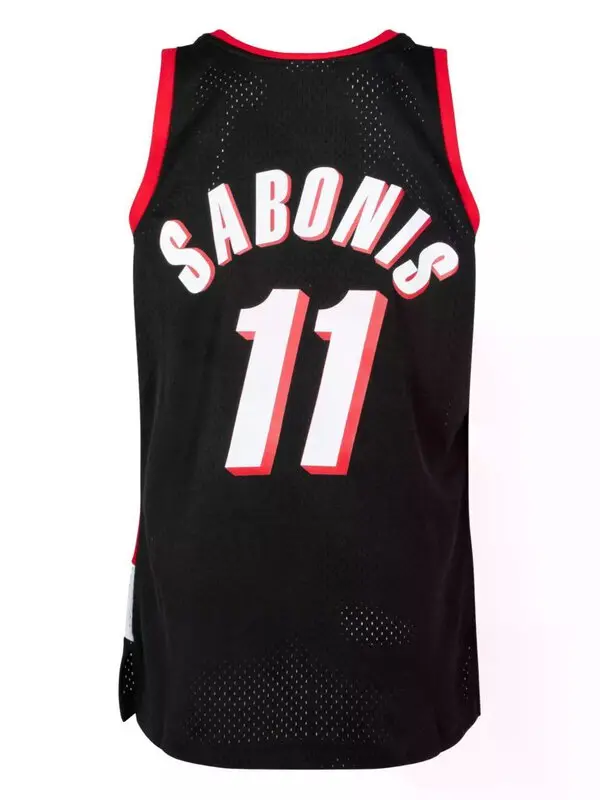 Mitchell & Ness Portland Trail Blazers 1999/00 Arvydas Sabonis Swingman Road Jersey - Black