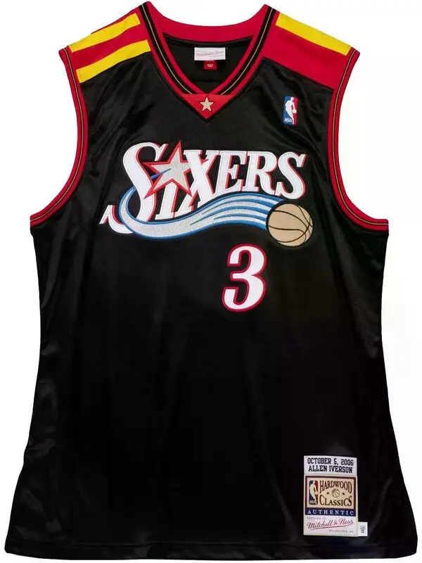 Mitchell & Ness 2006/07 Allen Iverson Philadelphia 76ers Authentic Jersey - Black