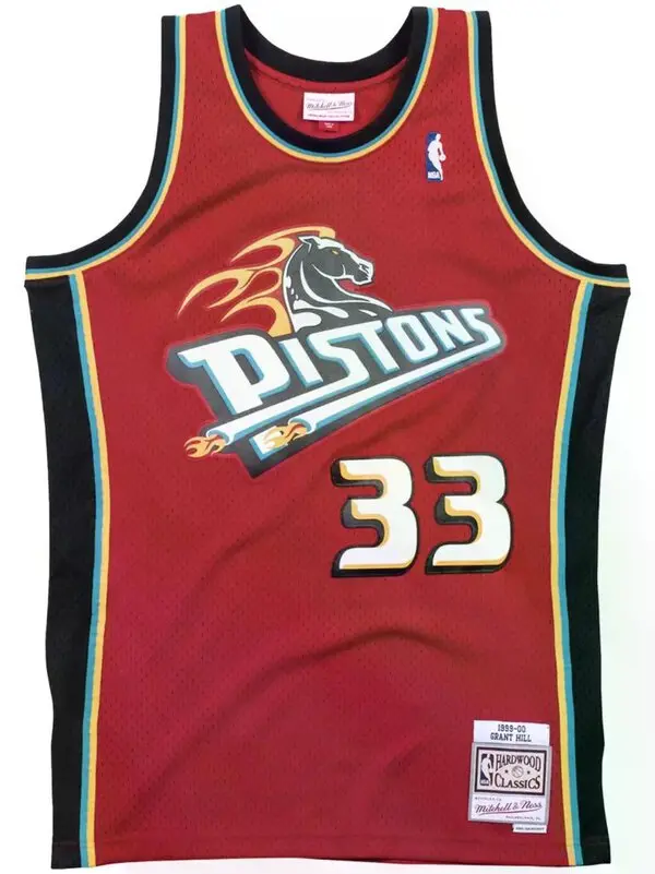 Mitchell & Ness Detroit Pistons 1999-00 Grant Hill Swingman Jersey - Red