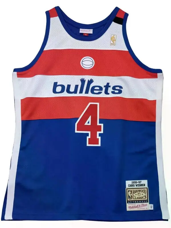 Mitchell & Ness Nba Washington Bullets 96-97 Chris Webber Authentic Jersey Tank Top - Blue