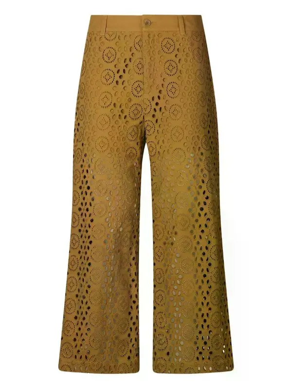 Liu Jo Embroidery Cropped Trousers
