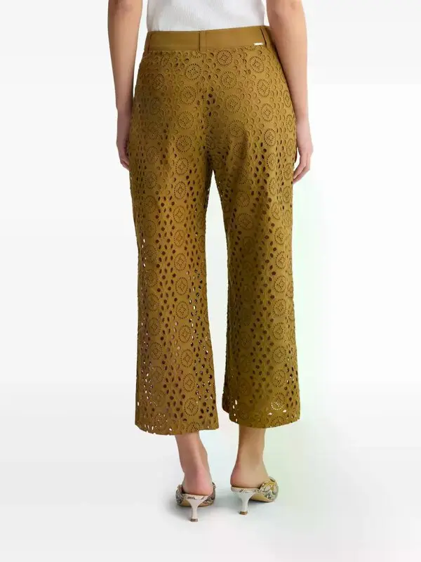 Liu Jo Embroidery Cropped Trousers