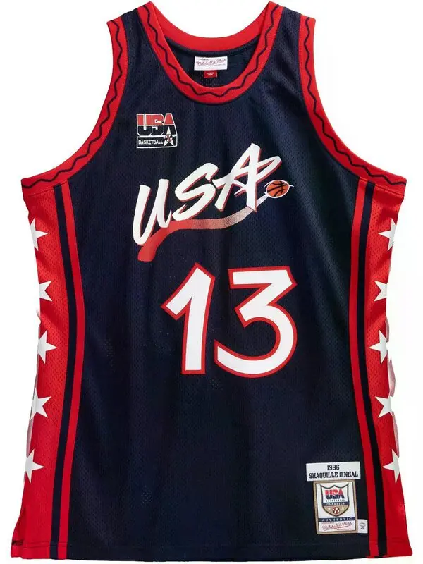 Mitchell & Ness Authentic Usa 1996 Shaquille O'neal Jersey