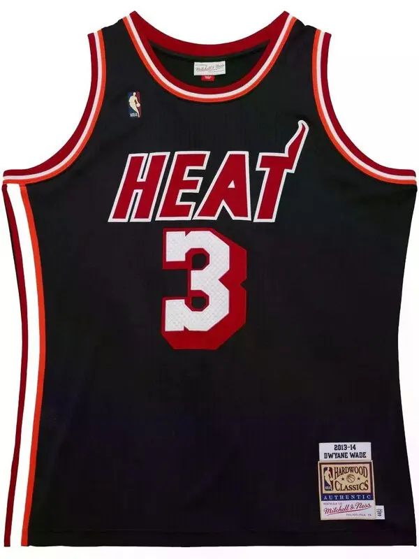 Mitchell & Ness 2013/14 Dwyane Wade Miami Heat Swingman Jersey - Black