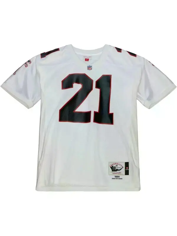 Mitchell & Ness Atlanta Falcons 1991 Deion Sanders Authentic Jersey - White