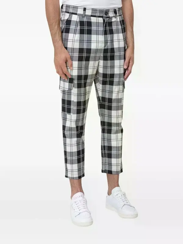 MTL STUDIO Checked Trousers