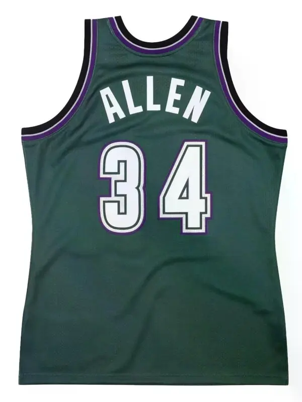 Mitchell & Ness Nba Milwaukee Bucks 96 Ray Allen Authentic Alternate Jersey Tank Top - Green