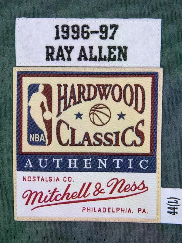 Mitchell & Ness Nba Milwaukee Bucks 96 Ray Allen Authentic Alternate Jersey Tank Top - Green