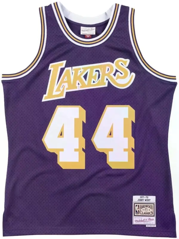 Mitchell & Ness Nba Lakers 71-72 Jerry West Swingman Jersey Tank Top - Purple