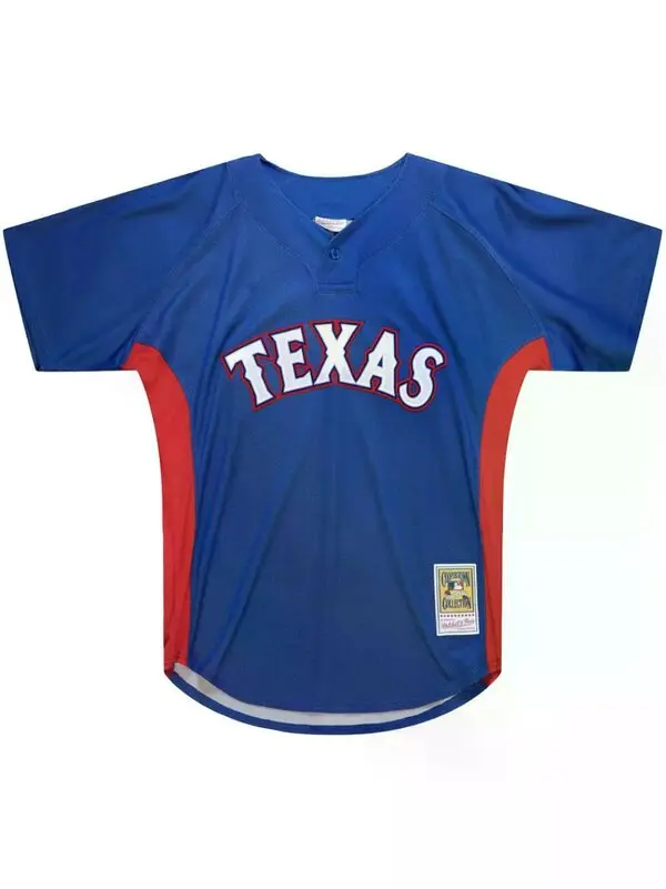Mitchell & Ness Mlb Texas Rangers 2010 Vladimir Guerrero Batting Practice Jersey T-shirt - Blue