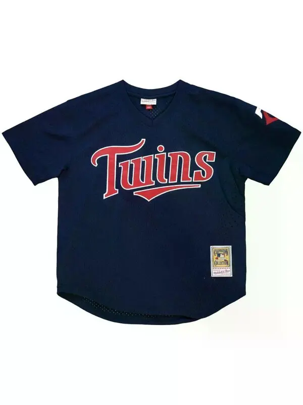 Mitchell & Ness Mlb Minnesota Twins 2002 David Ortiz Authentic Bp Pullover