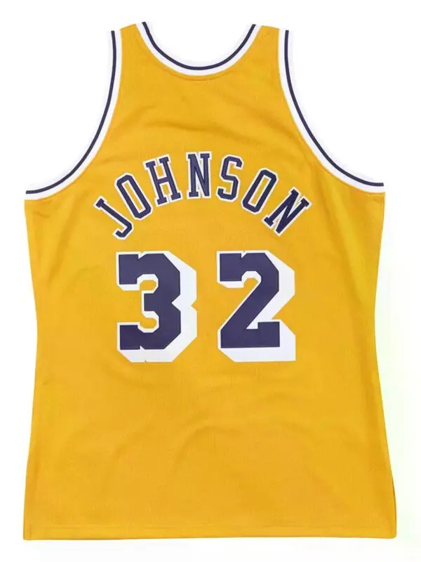 Mitchell & Ness Nba La Lakers 84 Magic Johnson Authentic Home Jersey